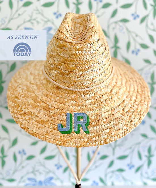 Beachcomber Monogram Straw Hat – The Monogram Corner